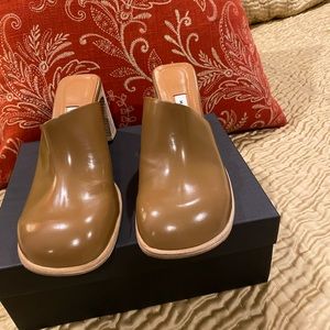 Miista | Shoes | Brownbeige Closed Toe Designer Mules Brand New Never ...